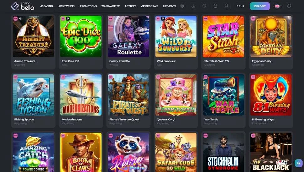Casinobello – Official Casino and Bookmaker